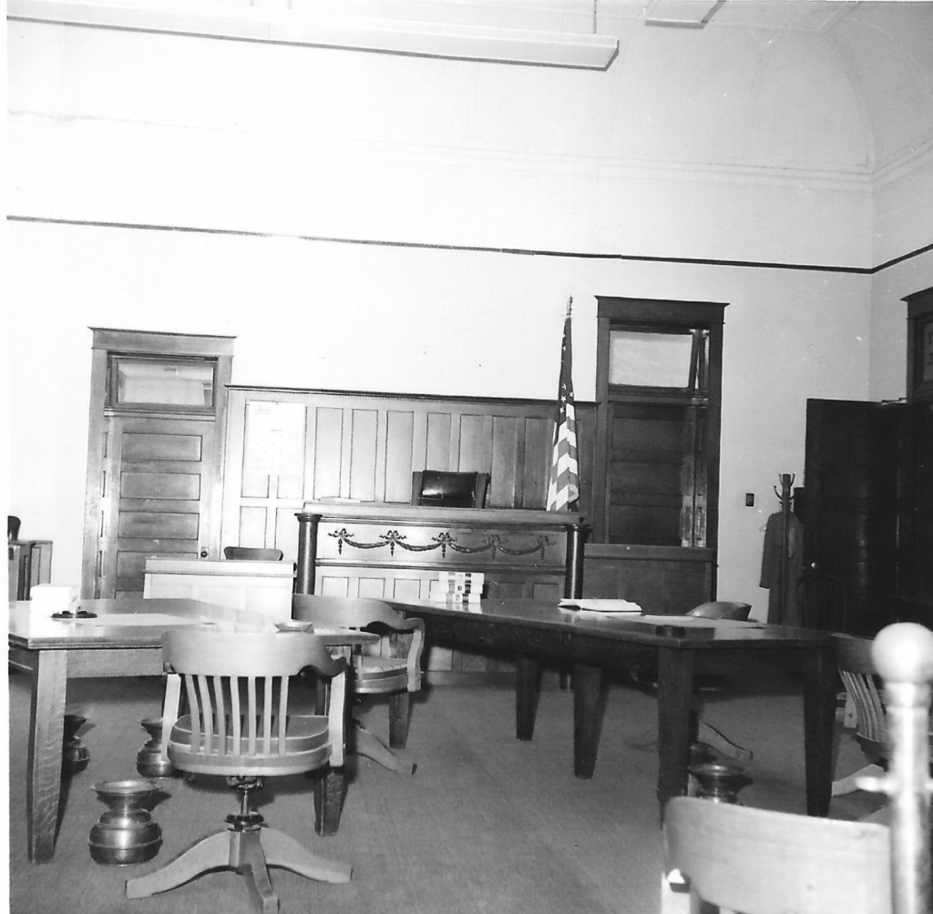 courthouse 1906 interior 3 - Harvey County Historical Society