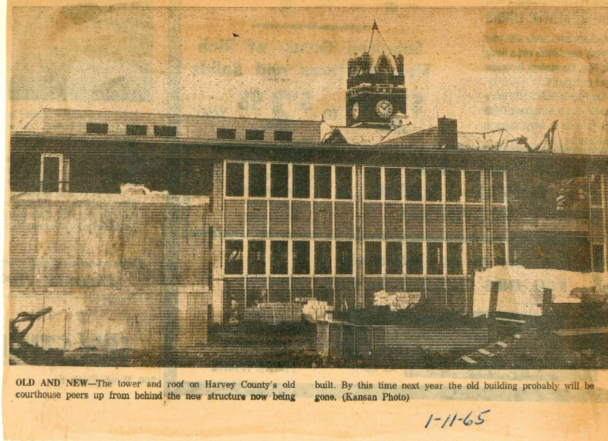 courthouse article old and new - Harvey County Historical Society