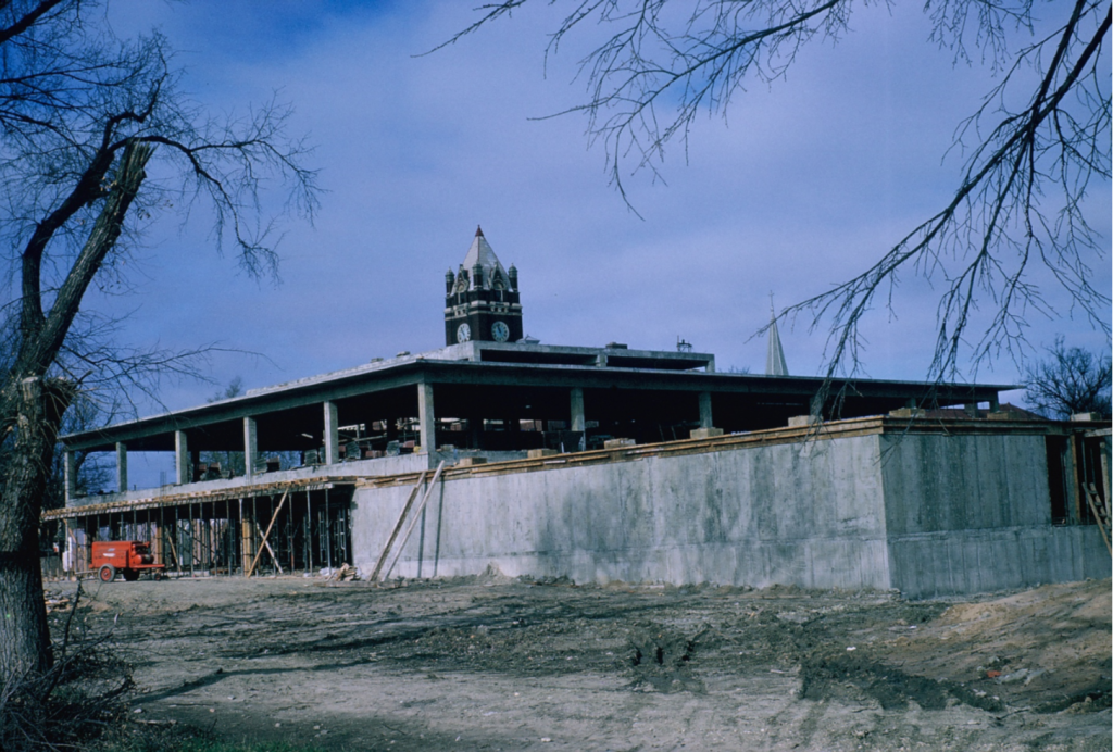 courthouse construction 1964 foundation - Harvey County Historical Society
