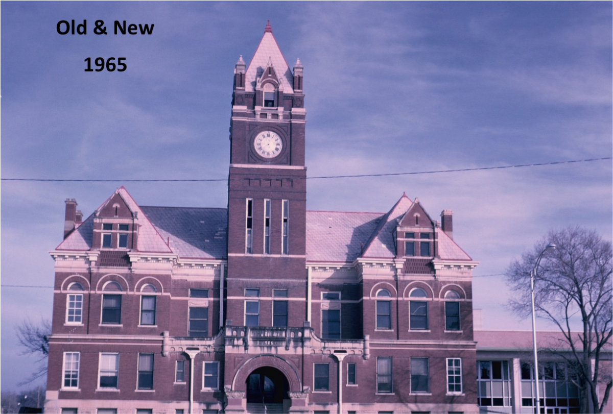 courthouse old and new - Harvey County Historical Society