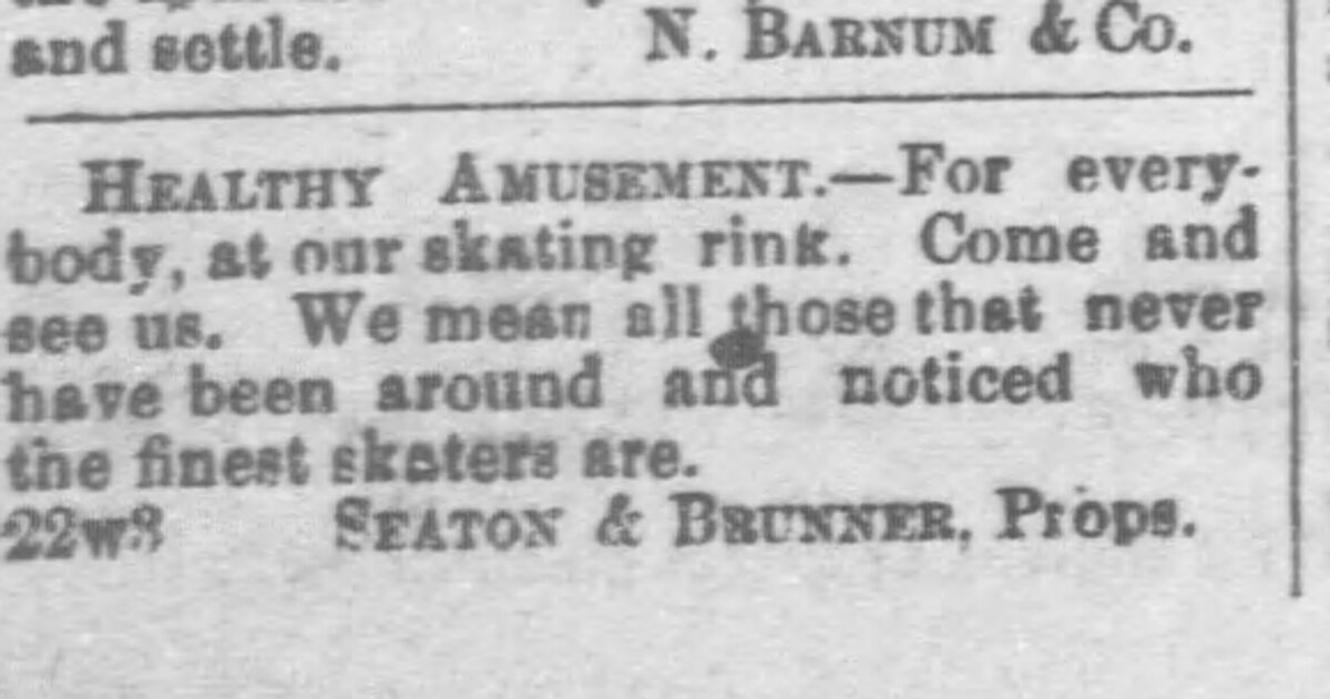Innocent Amusement: The Skating Rink Craze - Harvey County Historical ...